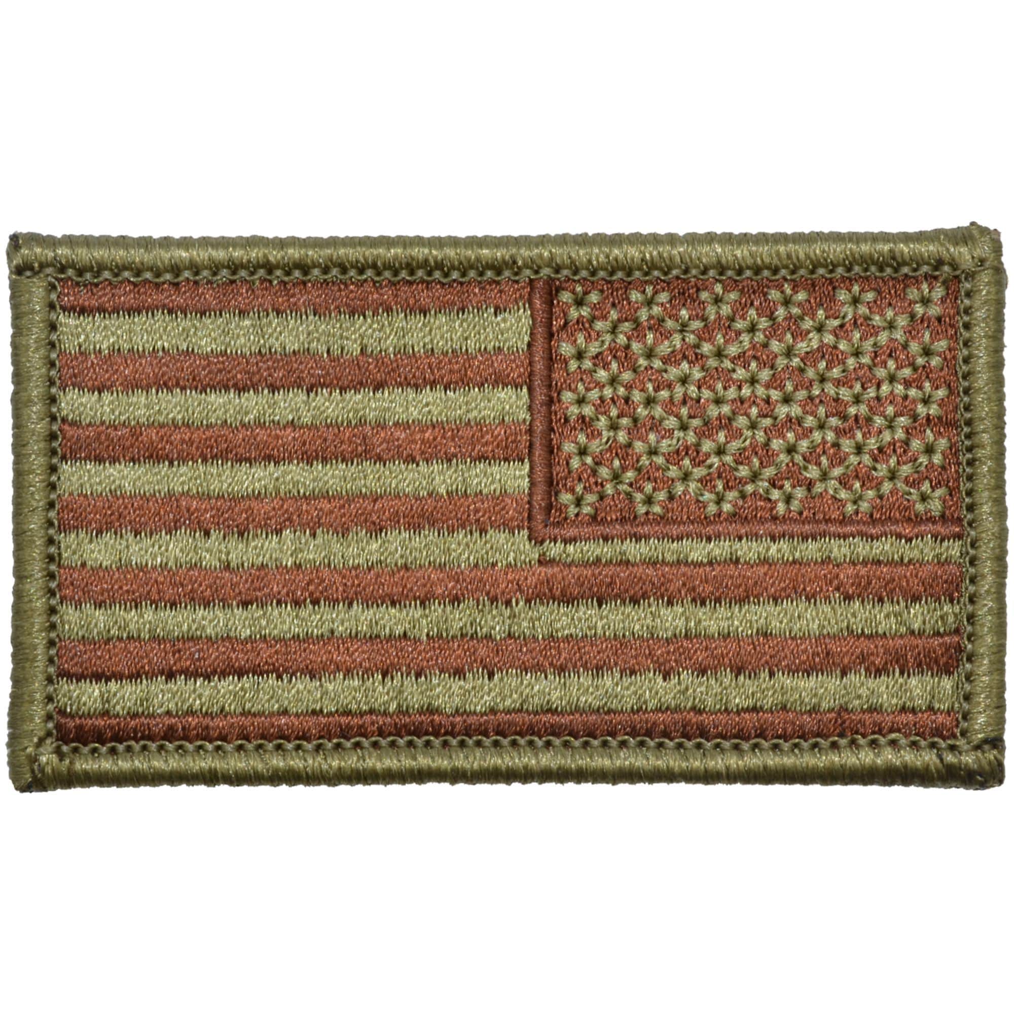 USA Flag Fully Embroidered Patch - USAF OCP/Scorpion